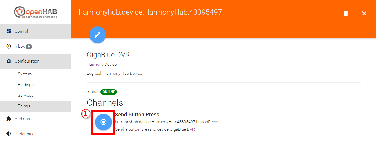Smart Home Harmony Hub Integration