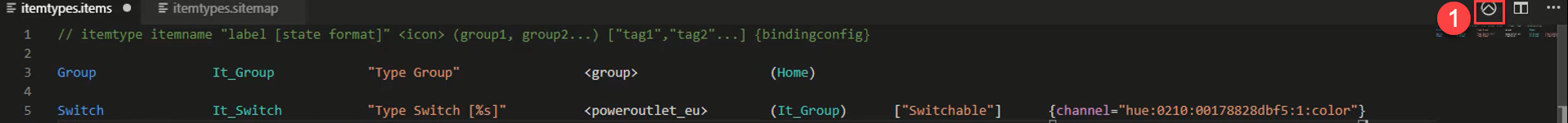 openHAB 2 Visual Studio Code Extension