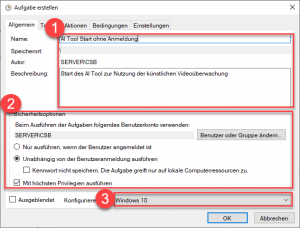Programm als Windows Dienst / Windows Service starten