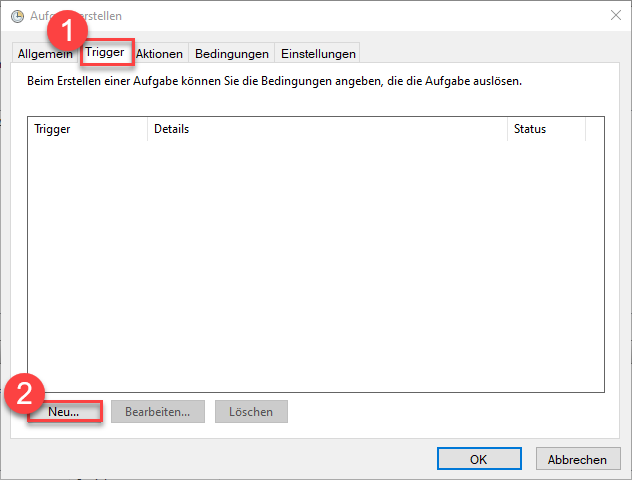 Programm als Windows Dienst / Windows Service starten