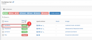 Node red in Docker installieren